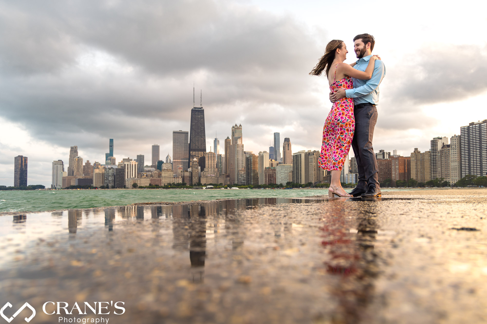 Engagement Session at The Lilly Pool | North Ave Beach at Sunset