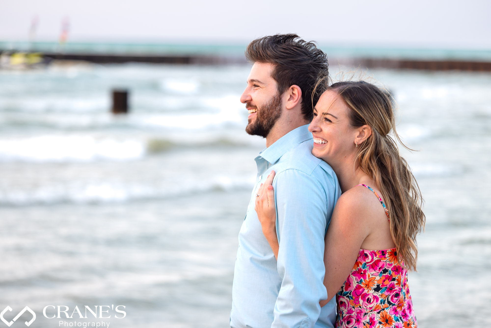 Engagement Session at The Lilly Pool | North Ave Beach at Sunset