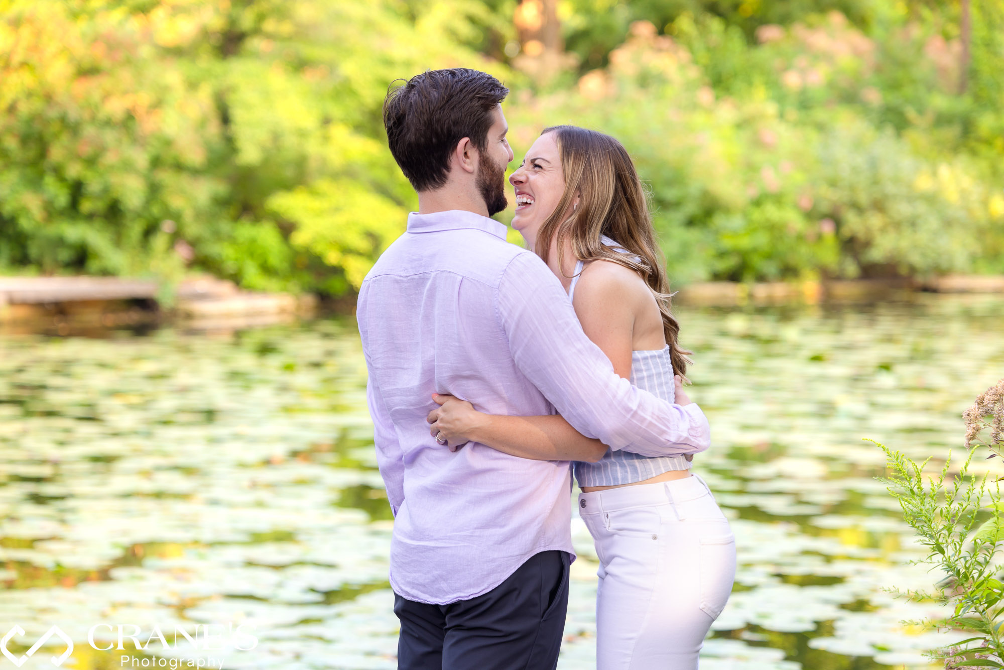 Engagement Session at The Lilly Pool | North Ave Beach at Sunset