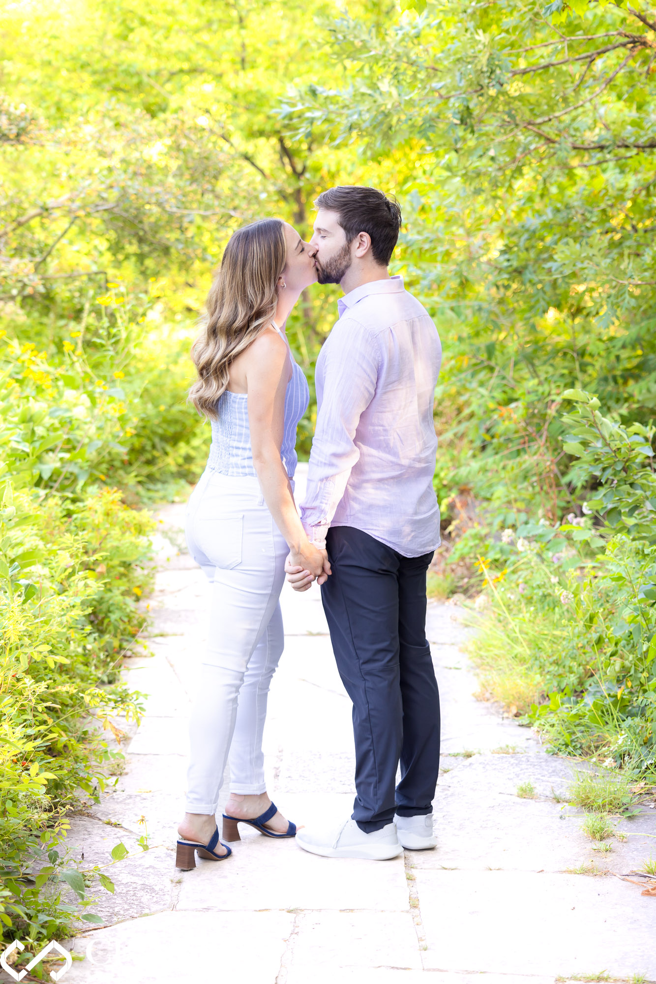 Engagement Session at The Lilly Pool | North Ave Beach at Sunset