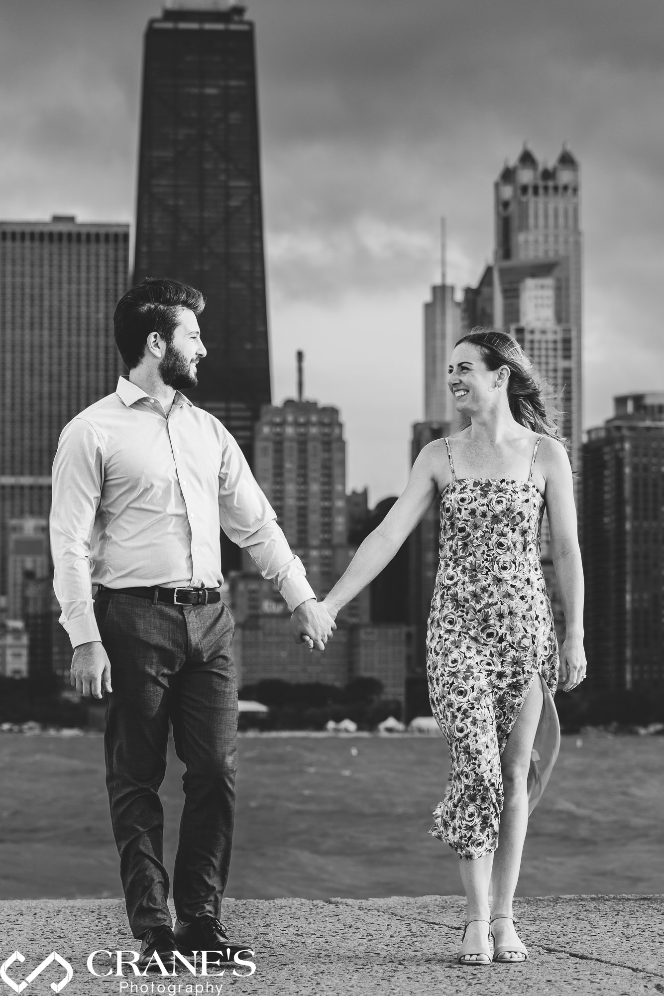 Engagement Session at The Lilly Pool | North Ave Beach at Sunset