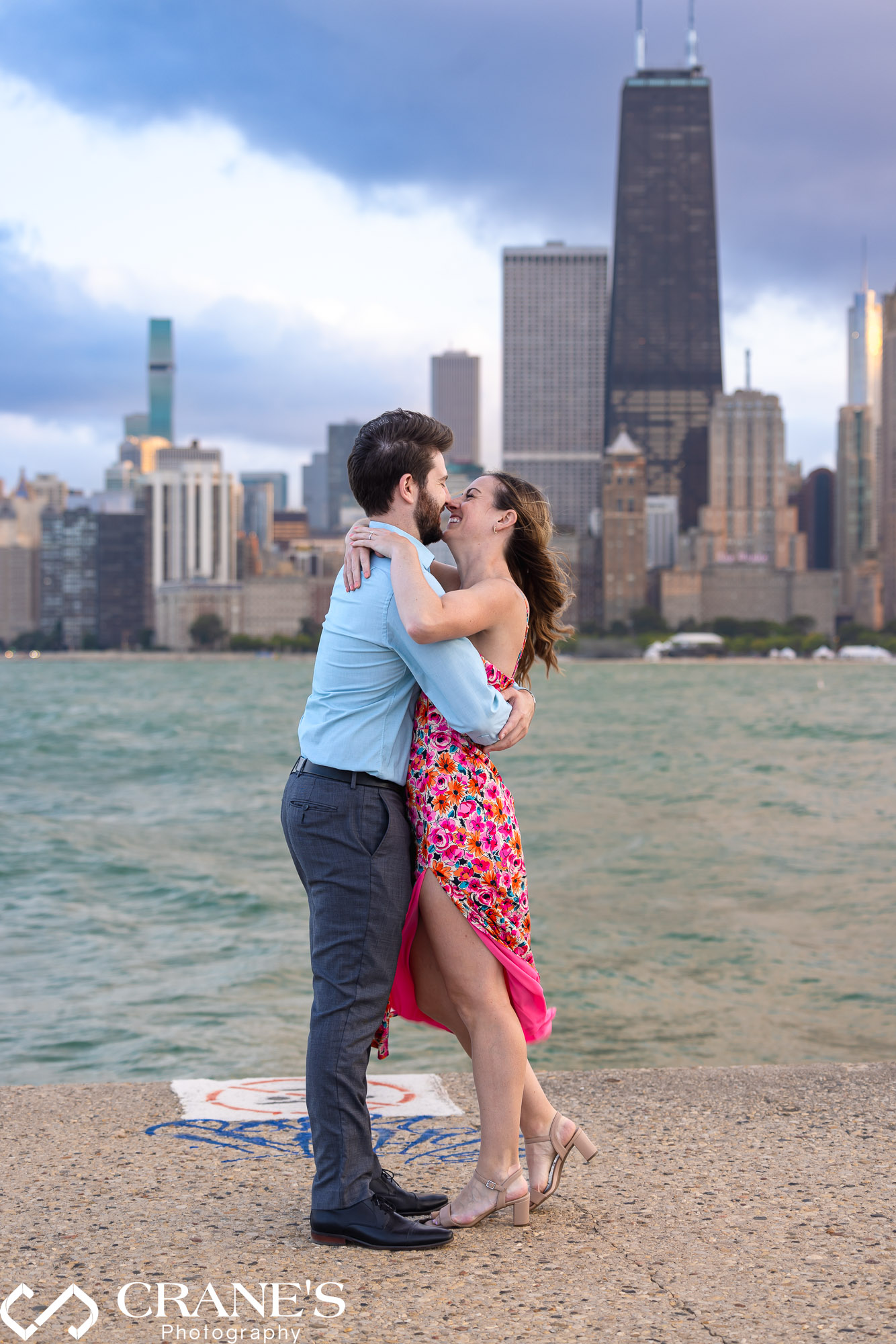 Engagement Session at The Lilly Pool | North Ave Beach at Sunset